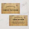 Template Business Card Customize wood plank | Zazzle