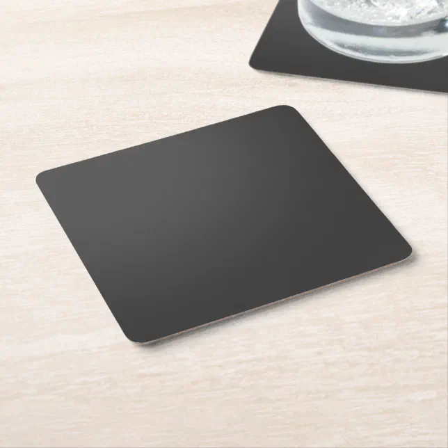 Template DIY change color ADD TEXT IMAGE Square Paper Coaster | Zazzle