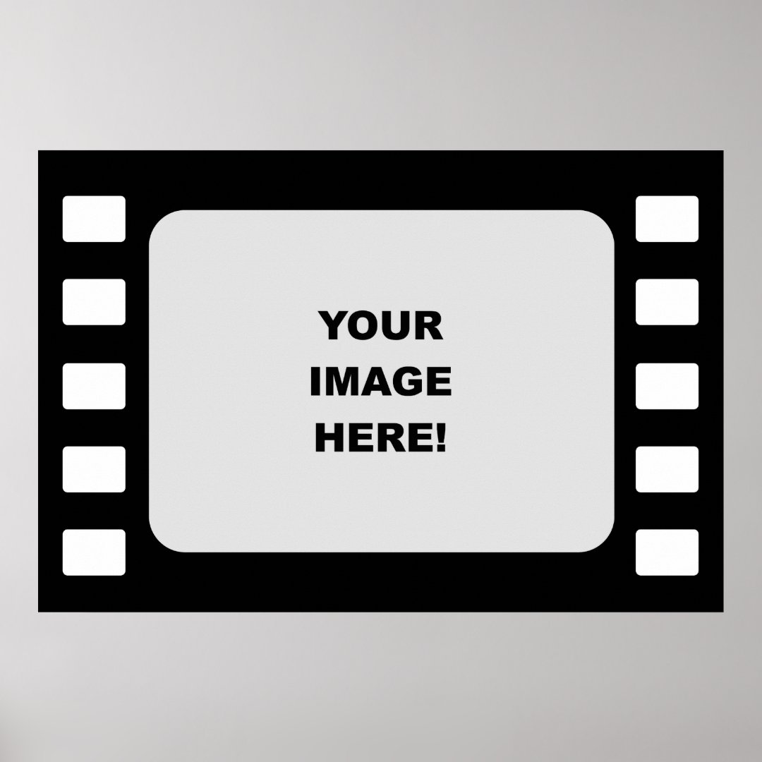 Template, Film Template Poster | Zazzle
