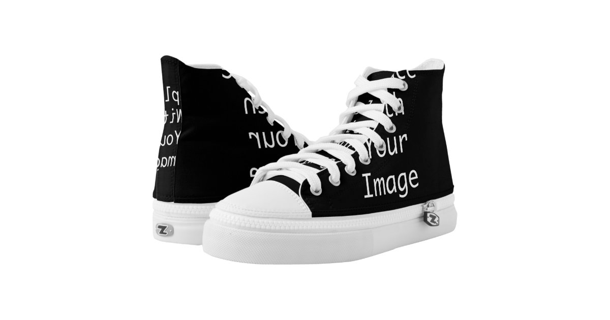 template High-Top sneakers | Zazzle