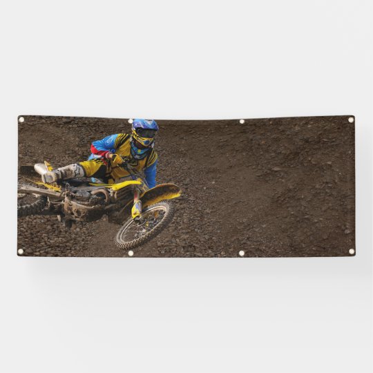 template Motocross dirt bike race Banner | Zazzle.com