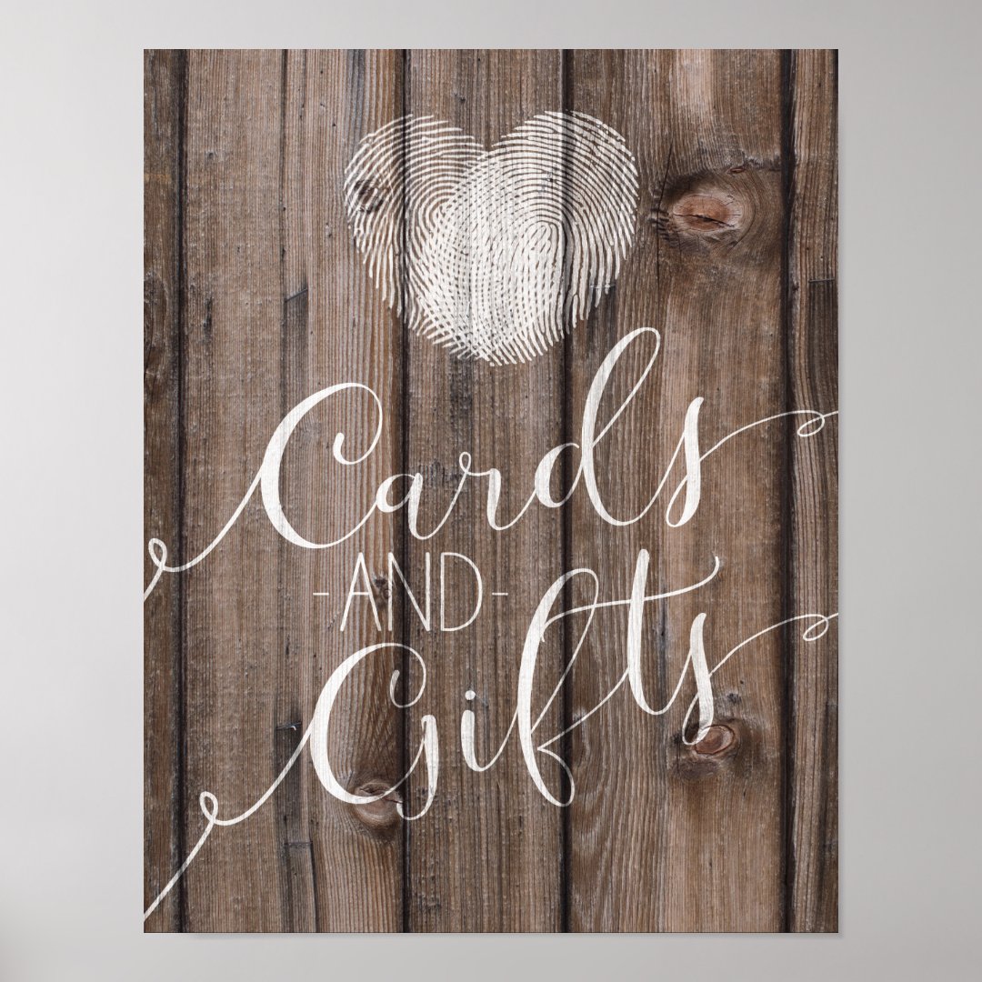 Template rustic wood cards and gifts wedding sign | Zazzle