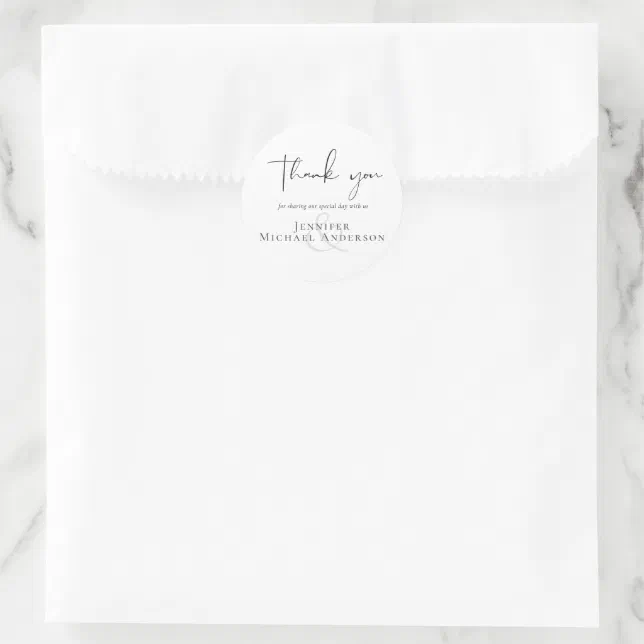 Template to Create Elegant Custom Stickers Labels | Zazzle