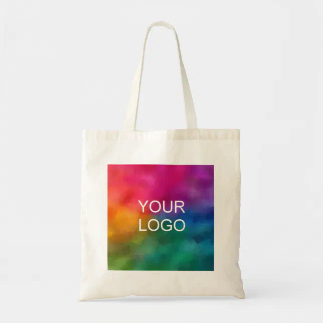 Template Tote Bag Business Company Logo Here | Zazzle