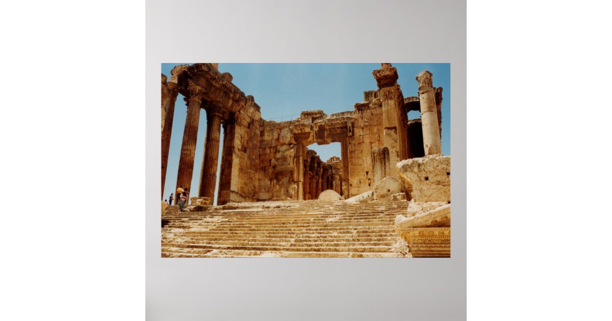 Temple of Bacchus Poster | Zazzle