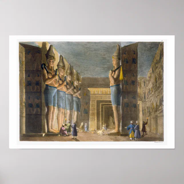 Temple of Ramesses II (1279-13 BC) Abu Simbel, Egy Poster | Zazzle