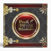 Temple Stone Medieval Witchcraft Book Of Shadows Binder | Zazzle