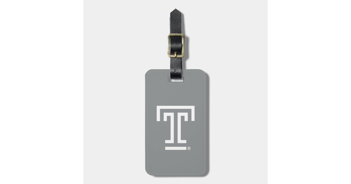 Temple University Institutional Mark Luggage Tag | Zazzle