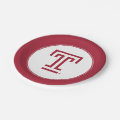 Temple University | Temple T Paper Plates | Zazzle
