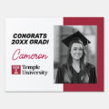 Temple University | Temple University Wordmark Sign | Zazzle