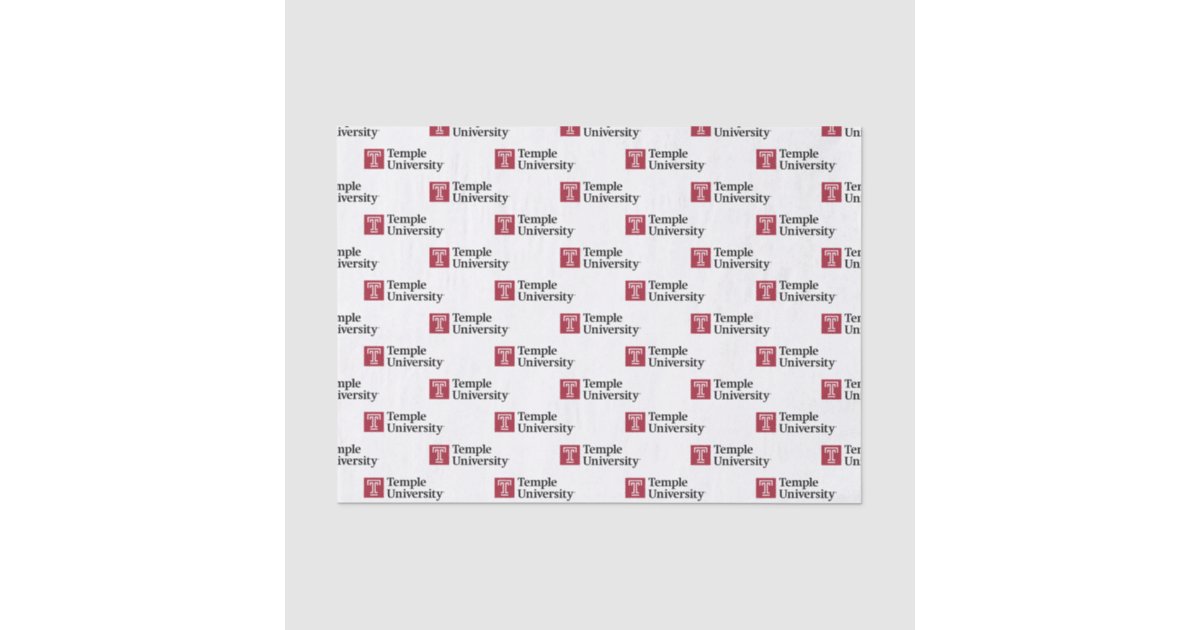 Temple University | Temple University Wordmark Tissue Paper | Zazzle