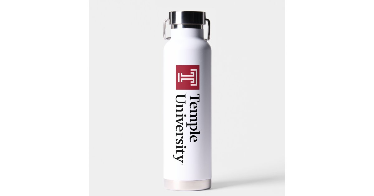 Temple University | Temple University Wordmark Water Bottle | Zazzle