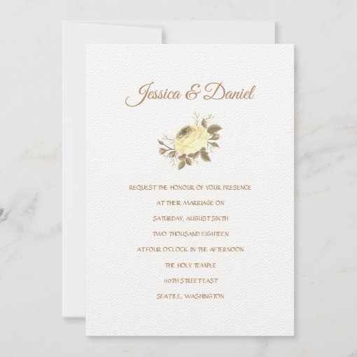 Temple Wedding Invitation | Zazzle