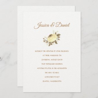 Temple Wedding Invitation | Zazzle