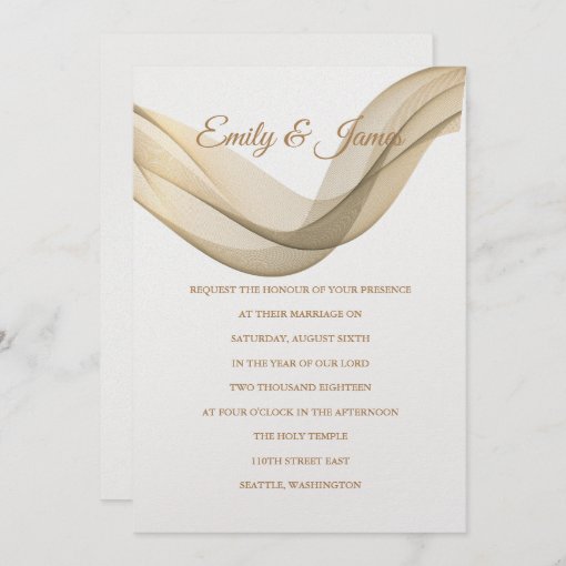 Temple Wedding Invitation | Zazzle