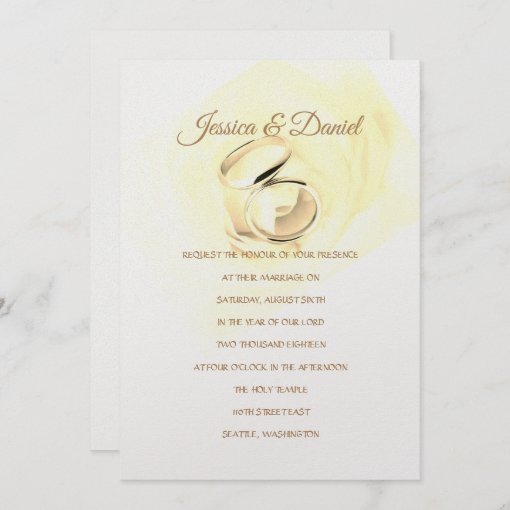 Temple Wedding Invitation | Zazzle