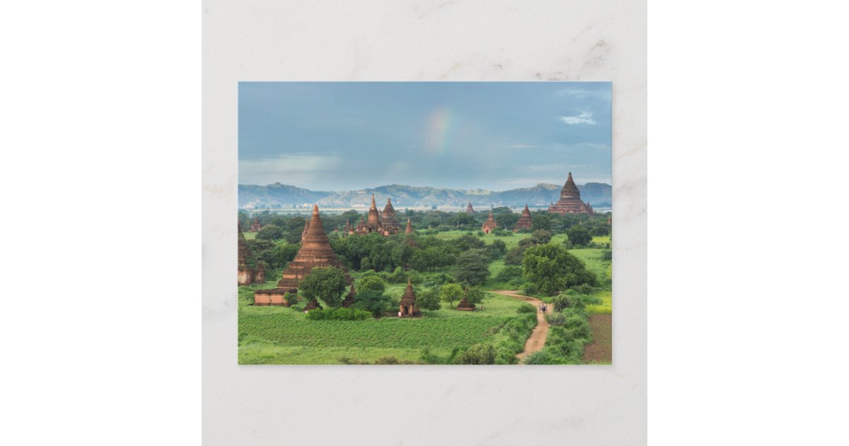 Temples in Bagan, Myanmar Postcard | Zazzle