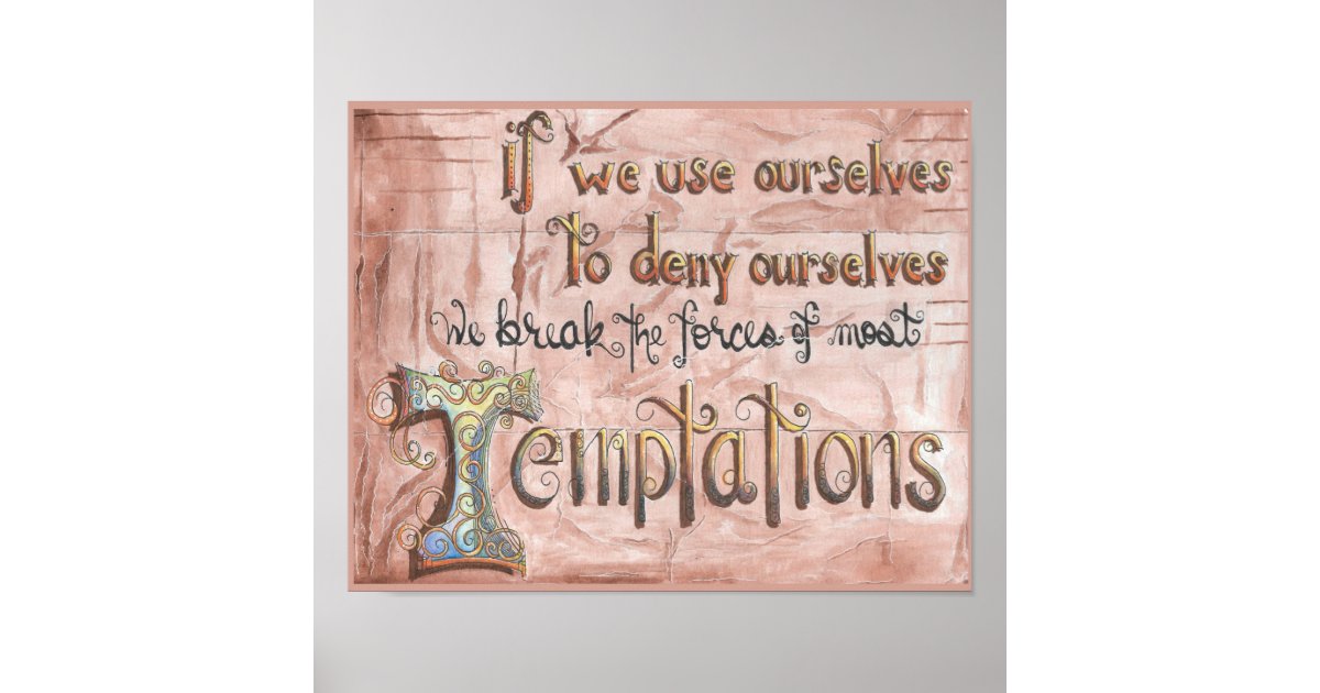 Temptations Poster | Zazzle