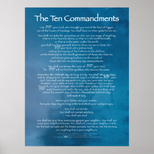 Roman Catholic Ten Commandments