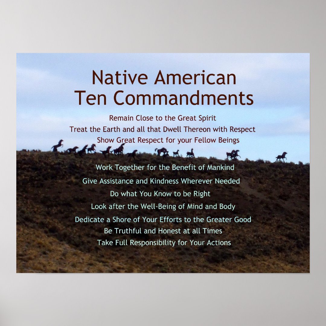 Ten Commandments Poster | Zazzle
