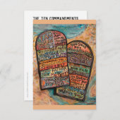 Ten Commandments Prayer Card | Zazzle