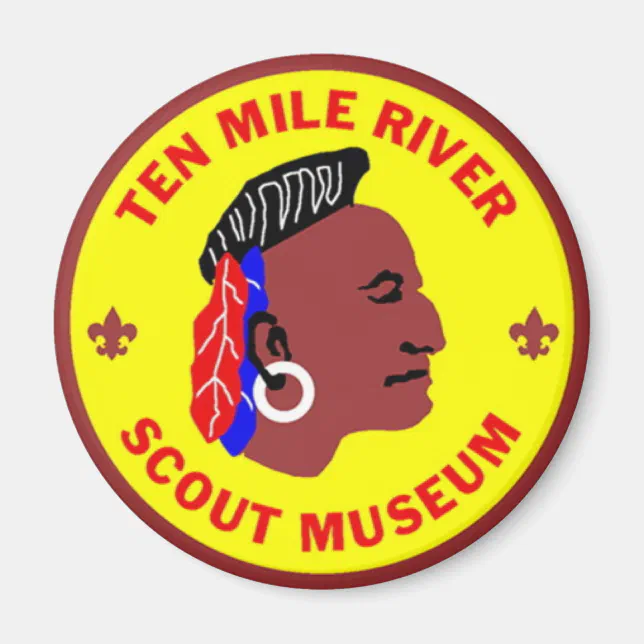 Ten Mile River Scout Museum Logo Magnet Large | Zazzle