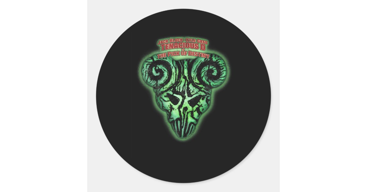 Tenacious D The Pick Classic Round Sticker | Zazzle