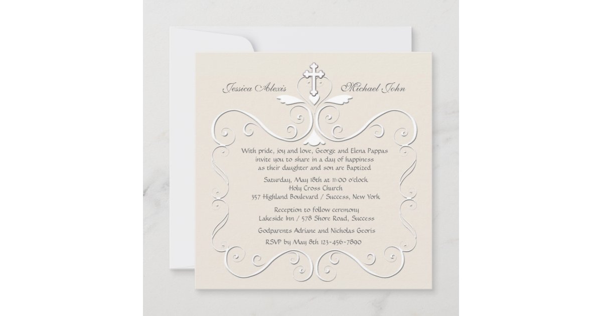 Tender Heart Religious Invitation | Zazzle