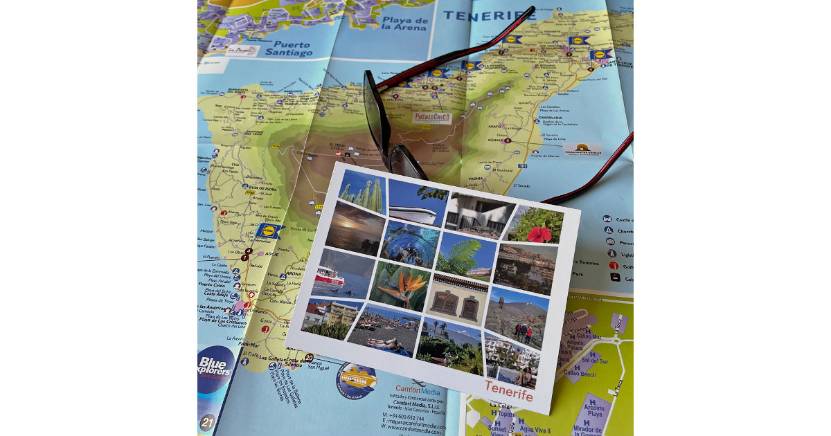 Tenerife multi-image postcard | Zazzle