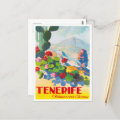 Tenerife Spain vintage travel postcard | Zazzle
