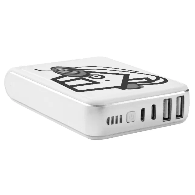 TenFour 10400mAh Power Bank by OrigAudio, White | Zazzle