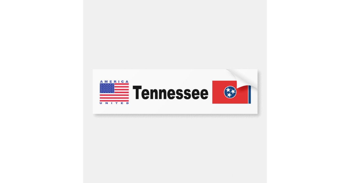 Tennessee Bumper Sticker | Zazzle
