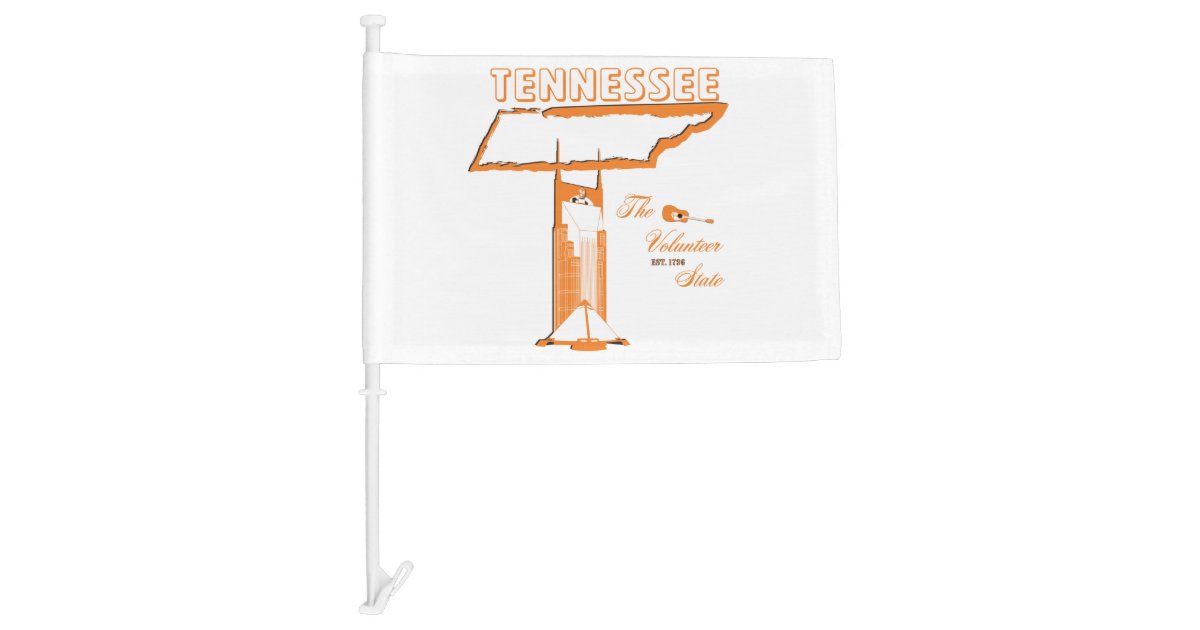 Tennessee Car Flag | Zazzle