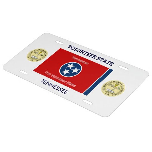 Tennessee Custom Front License Plate | Zazzle