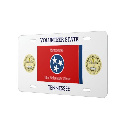 Tennessee Custom Front License Plate | Zazzle