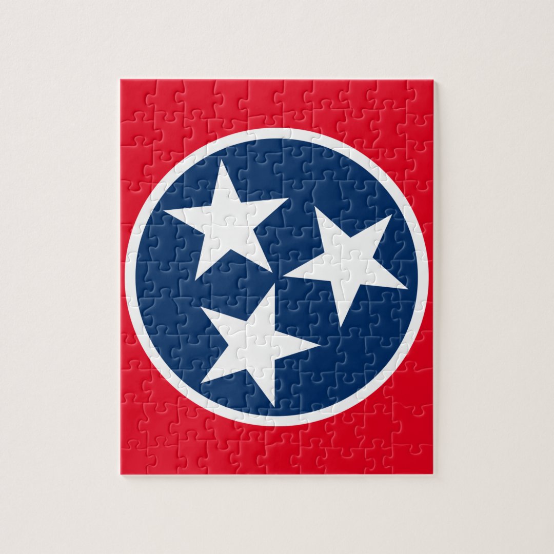 Tennessee Flag Jigsaw Puzzle | Zazzle