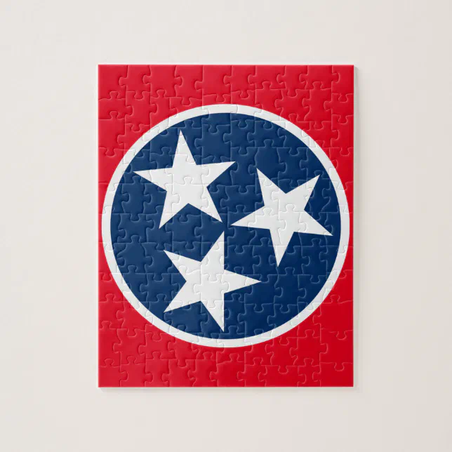 Tennessee Flag Jigsaw Puzzle | Zazzle