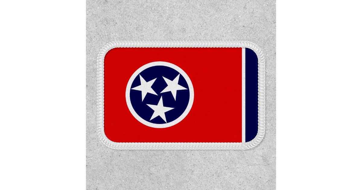 Tennessee Flag Patch | Zazzle