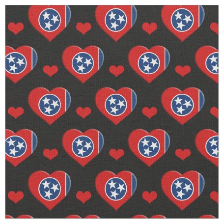 TENNESSEE Flag Fabric | Zazzle
