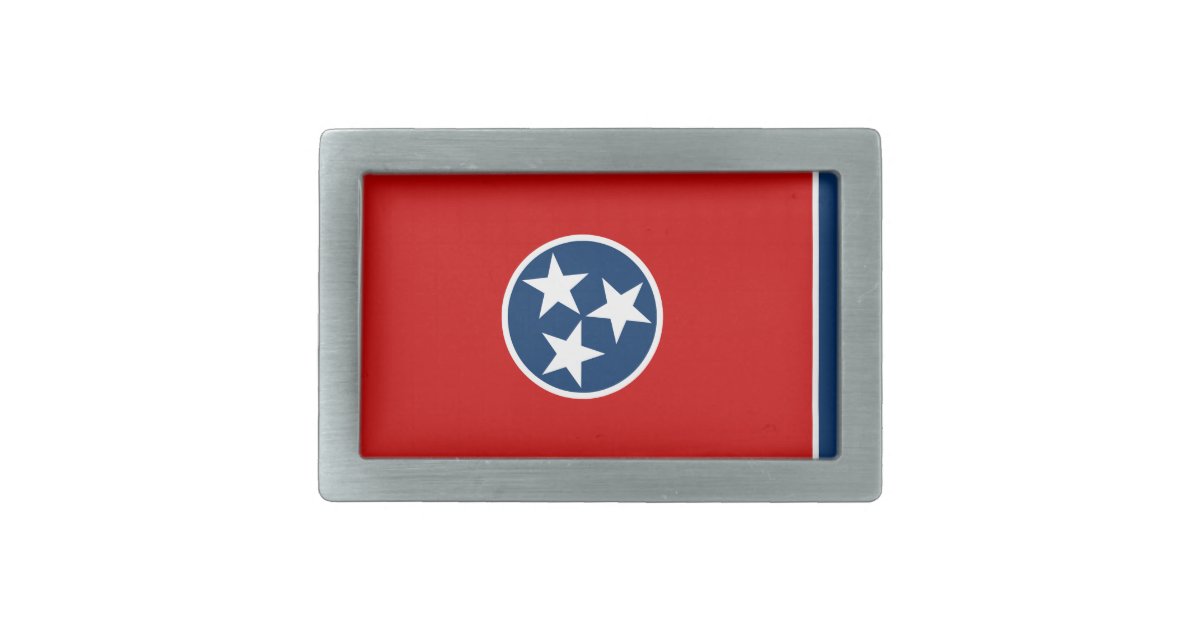 Tennessee State Flag Belt Buckle | Zazzle