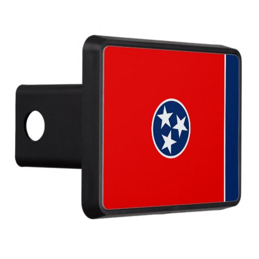 Tennessee State Flag Design Decor Hitch Cover | Zazzle