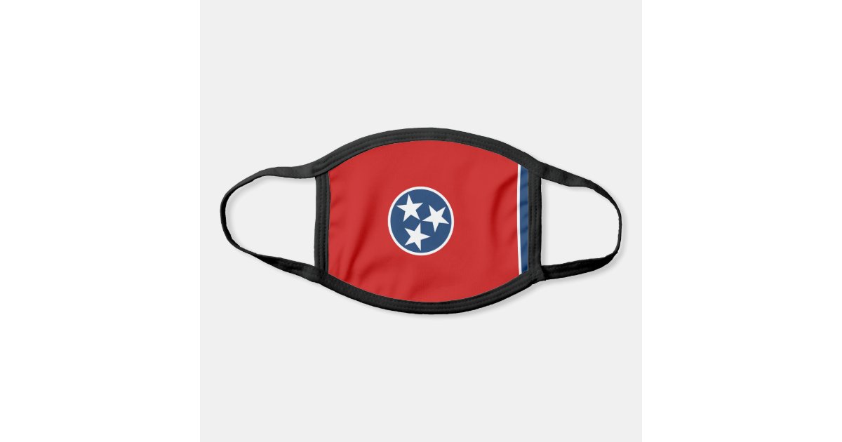 Tennessee State Flag Face Mask | Zazzle