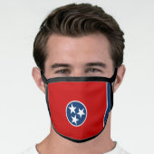 Tennessee State Flag Face Mask | Zazzle