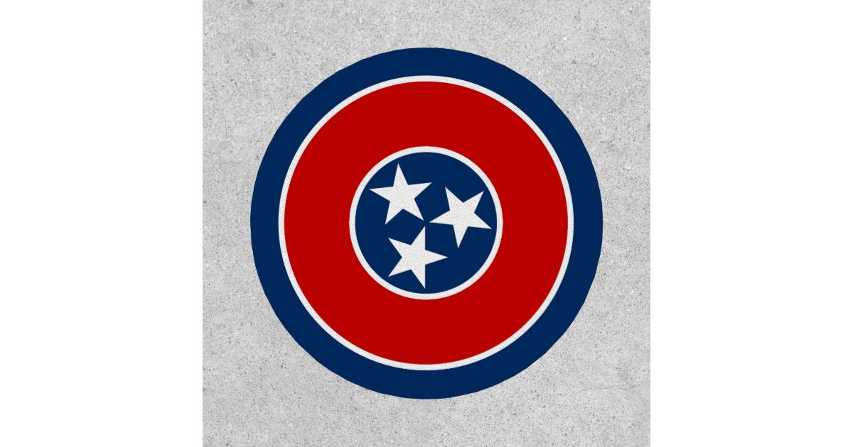 Tennessee State Flag Patch | Zazzle
