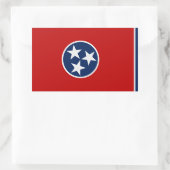 Tennessee State Flag Sticker | Zazzle