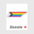 Tennessee State Pride LGBTQ Progress Pride Sticker | Zazzle