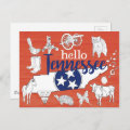 Tennessee State Symbols Volunteer State Images Postcard | Zazzle