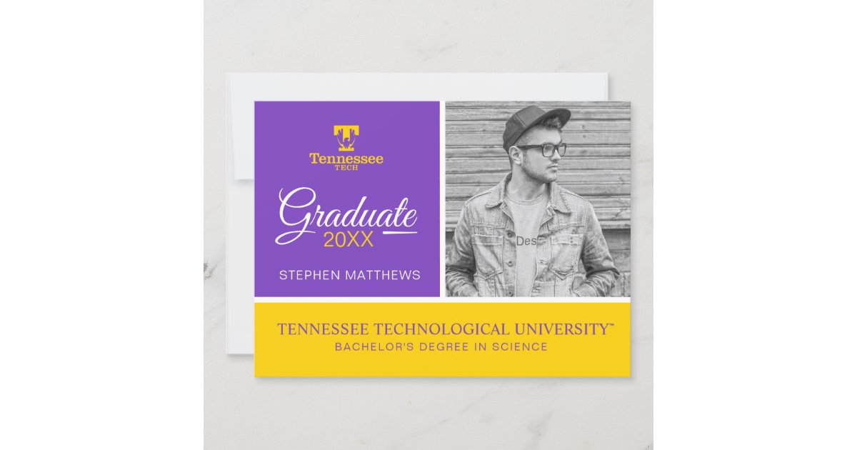 Tennessee Tech | Graduation Invitation | Zazzle