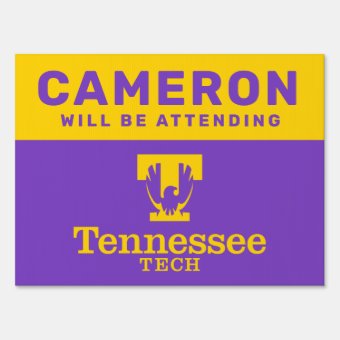 Tennessee Tech Sign | Zazzle