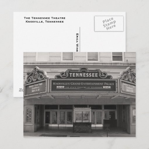 Tennessee Theatre Postcard | Zazzle